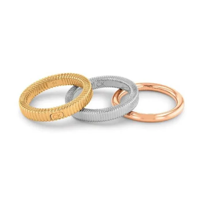 Calvin Klein PLAYFUL REPETITION Ring 18 kt. Edelstahl Vergol